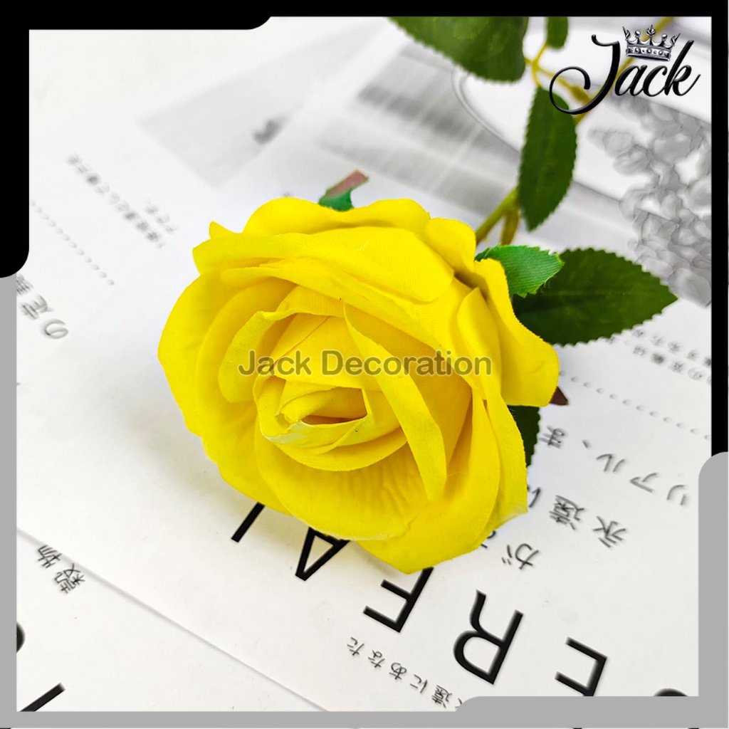 Rose Bludru Bunga Mawar Panjang Tangkai 50cm Imitasi kain artificial ...