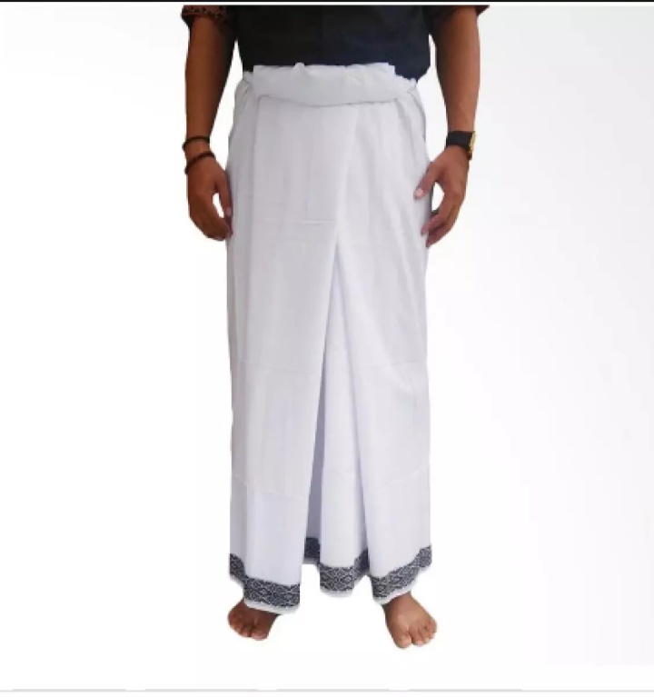 kain sarung sapphire putih polos bahan halus dan adem ukuran dewasa ...