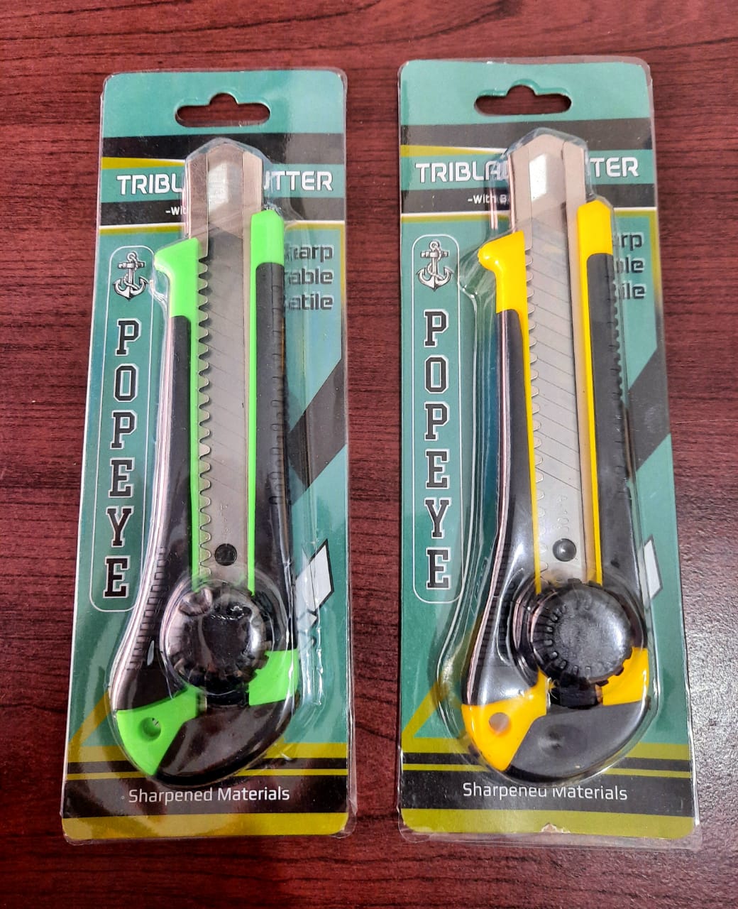 Pisau Cutter Kater Pisau Pemotong Kertas Model Putar Free Mata Cutter ...