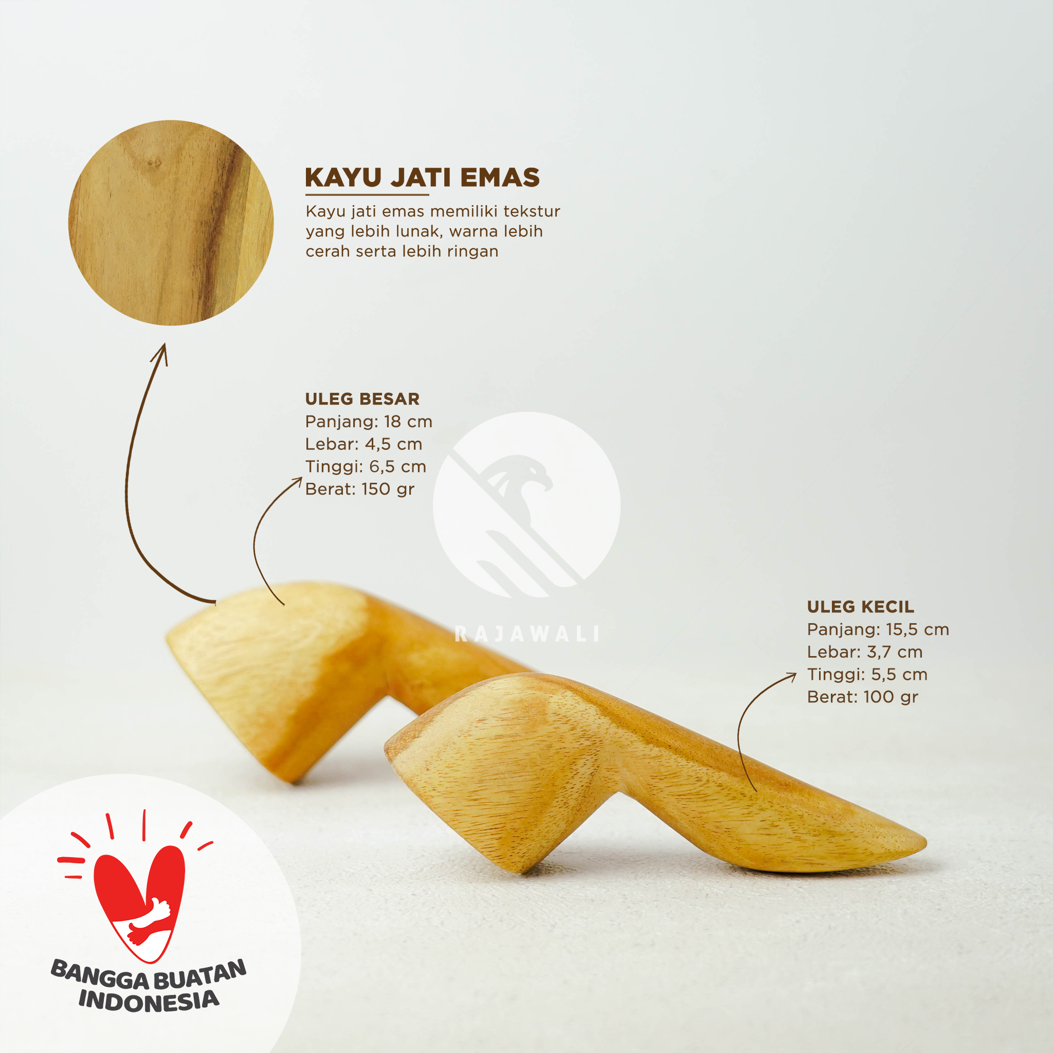 Ulek - Ulek Kayu Jati Mas | Lazada Indonesia