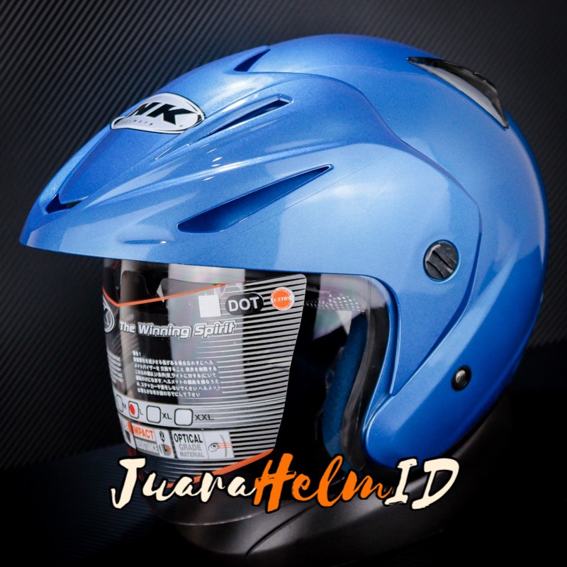 INK HELM CX-22 / CRYSTAL BLUE / Original CX22 / HALF FACE | Lazada ...