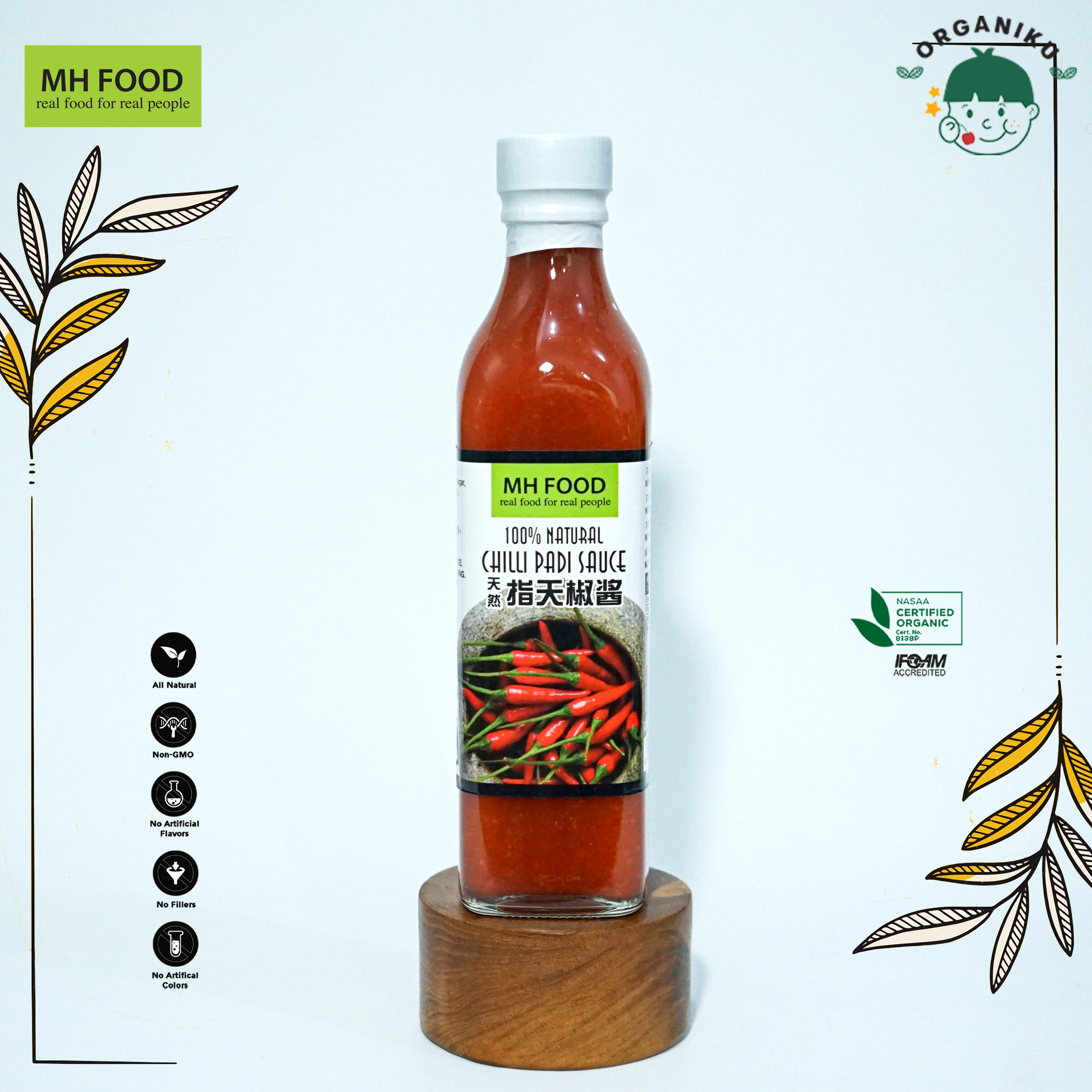 Mh Food 100% Natural Chilli Padi Sauce 500g | Lazada Indonesia