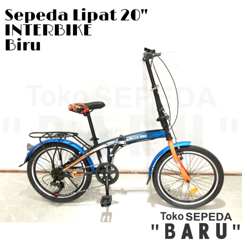 TB - Sepeda Lipat INTERBIKE Ukuran 20 Inch | Lazada Indonesia