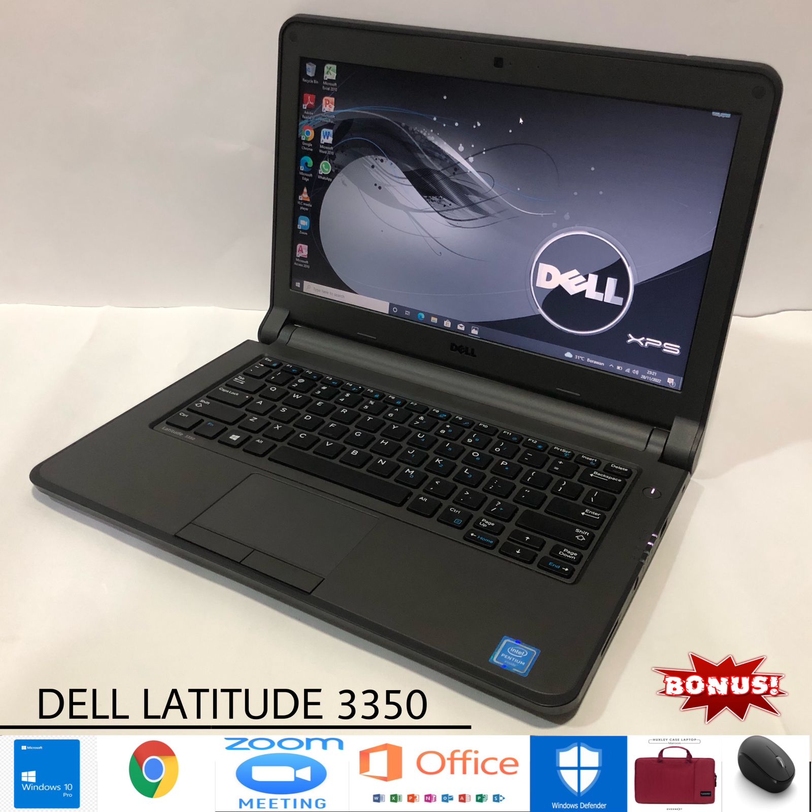 Laptop Dell latitude 3350 Intel pentium 3825U Ram 4GB SSD 128GB ...