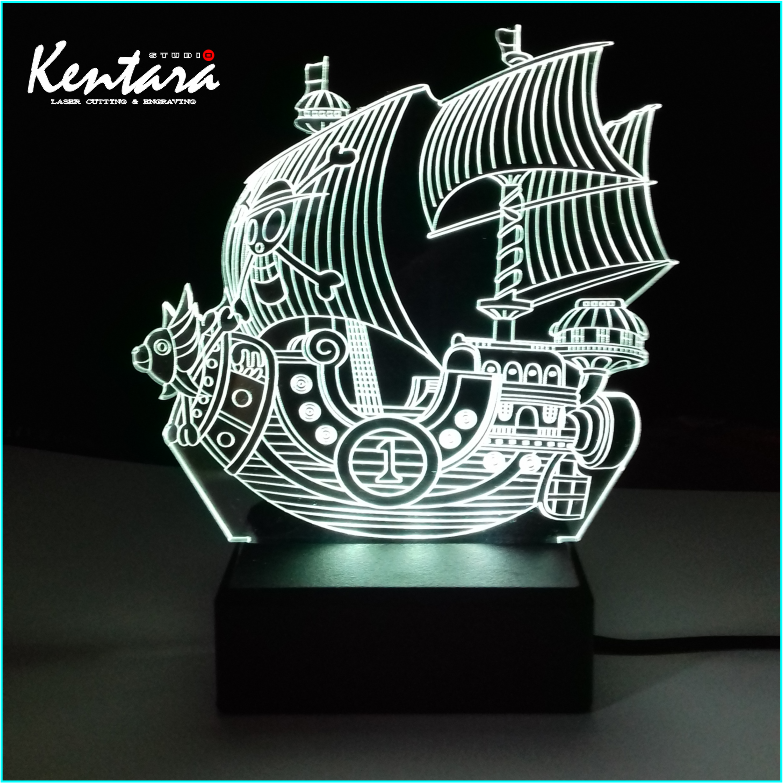 Lampu Hias Akrilik Led Thousand Sunny One Piece | Lazada Indonesia