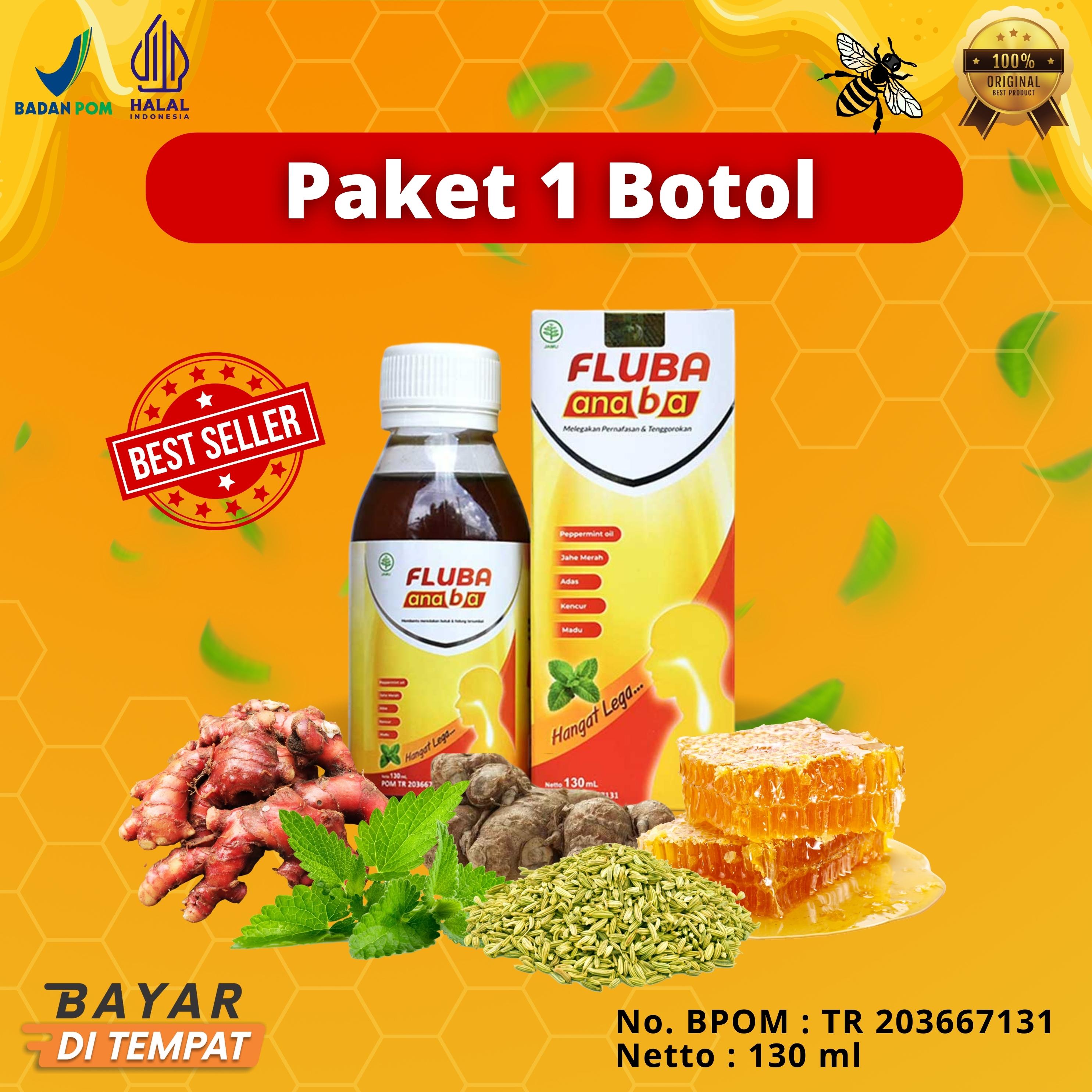 Madu Fluba Anaba Obat Herbal Alami Atasi Flu Batuk Pilek dan Radang ...
