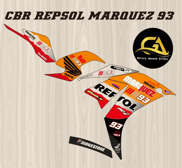 DECAL STIKER CBR K45 REPSOL | Lazada Indonesia