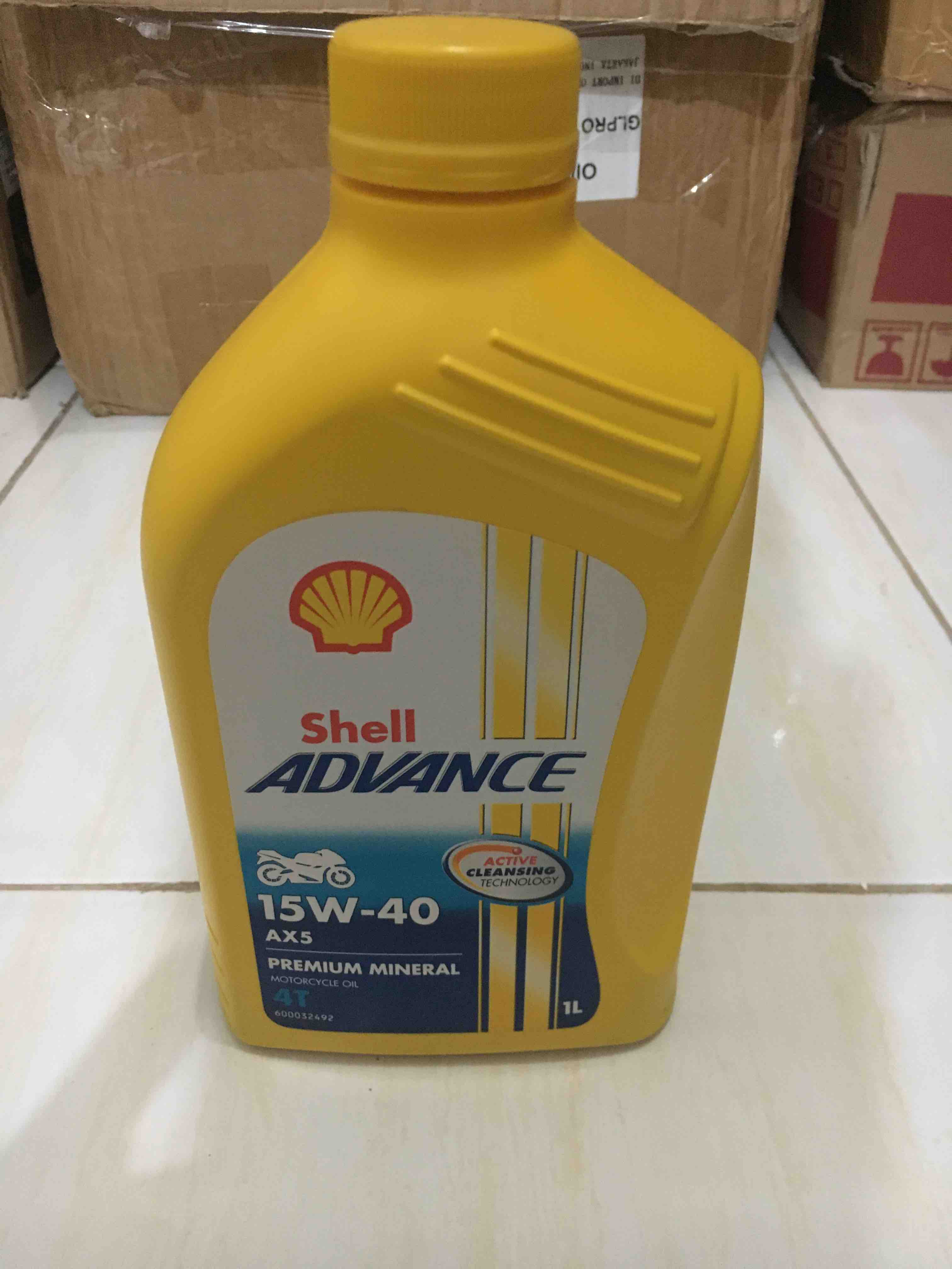 Oil Shell 15w-40 Ax5 0,8liter | Lazada Indonesia