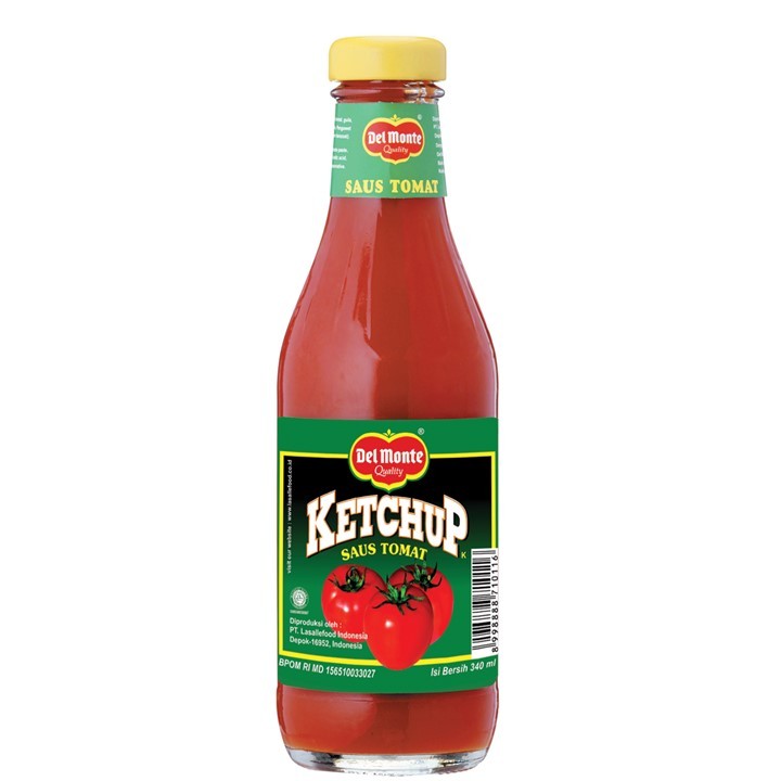 SAUS TOMAT BOTOL DEL MONTE TOMATO KETCHUP 330ML BOTTLE | Lazada Indonesia