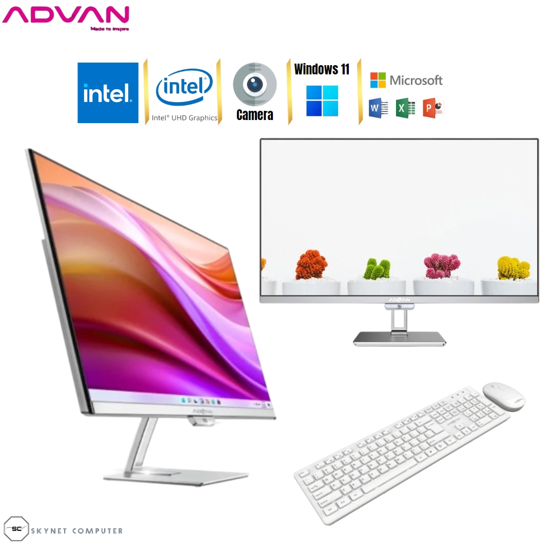 ADVAN AIO All In One PC Intel N100 4 Core RAM16GB SSD256GB + 1TB HDD 99 ...