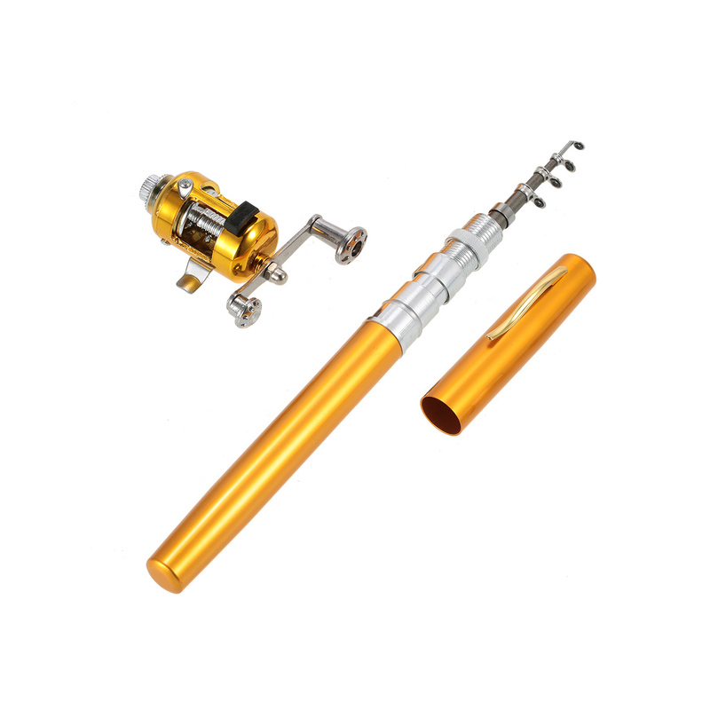 【Barang Tersedia】Joran Kail Alat Pancing Pulpen Mini Fishing Rod Pen ...