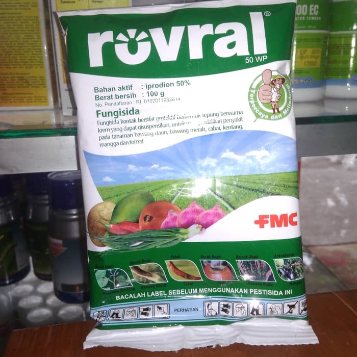 Fungisida Rovral 50 WP 100 gram ropral fmc fungisida rovral obat ...