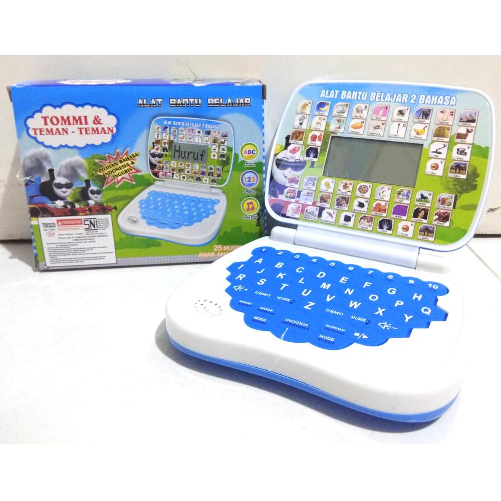 Laptop belajar 2 bahasa layar - laptop edukatif anak | Lazada Indonesia