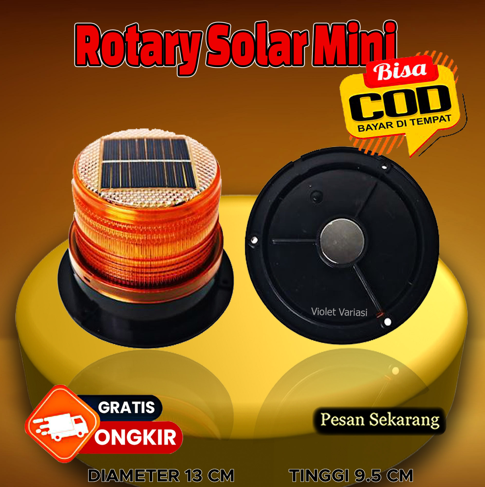 Lampu Rotari Solar Mini Tenaga Surya Matahari | Lazada Indonesia