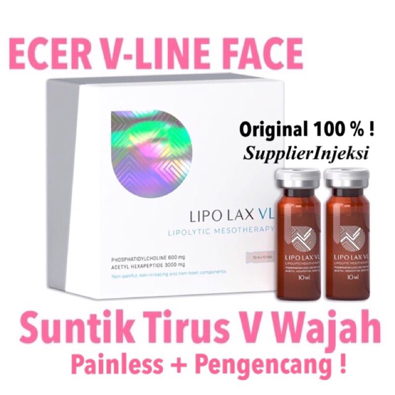 ECER LIPOLAX VL V LINE / v shape v-line pipi chubby double chin ...
