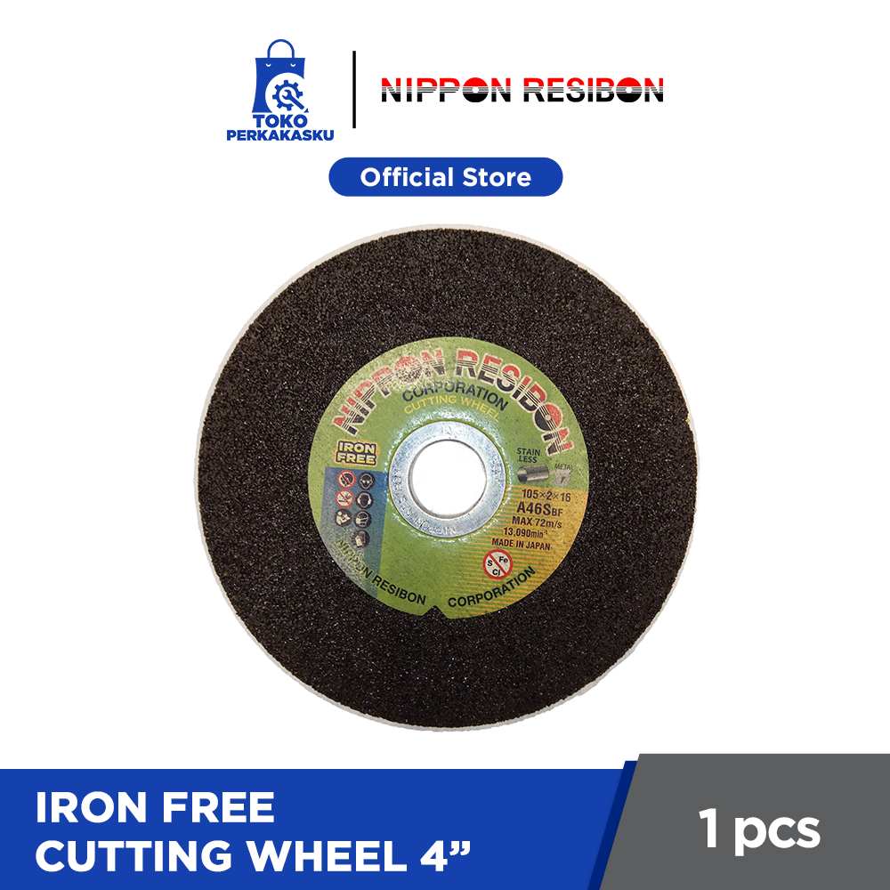 Nippon Resibon Iron Free Cutting Wheel | Batu Potong - 4" | Lazada ...