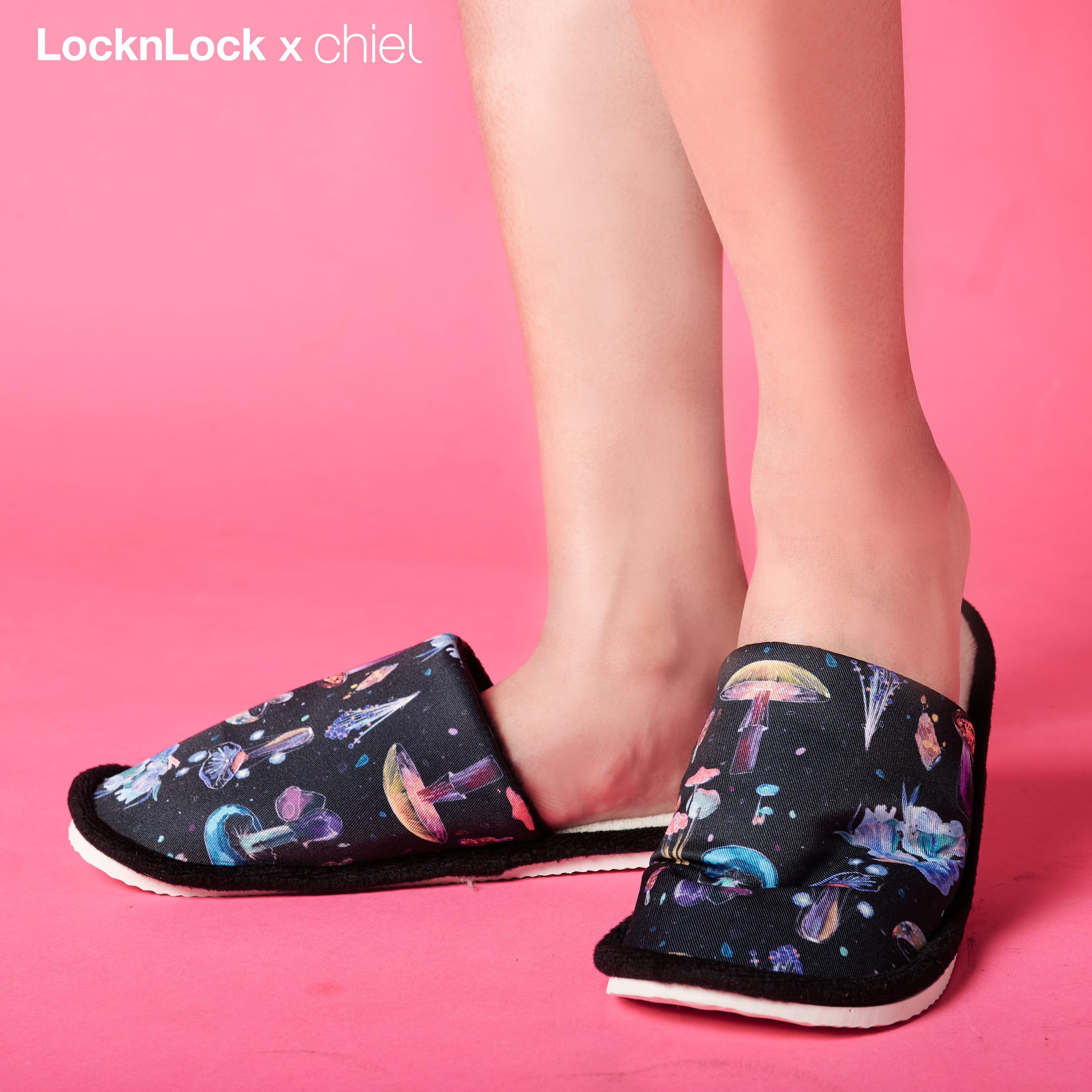 LocknLock x Chiel Official - Black Slippers | Lazada Indonesia
