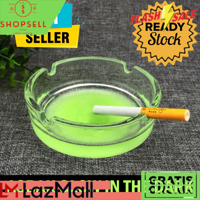 Eigia Asbak Rokok Glow in The Dark Ashtray Hiasan Unik Nyala di Tempat ...