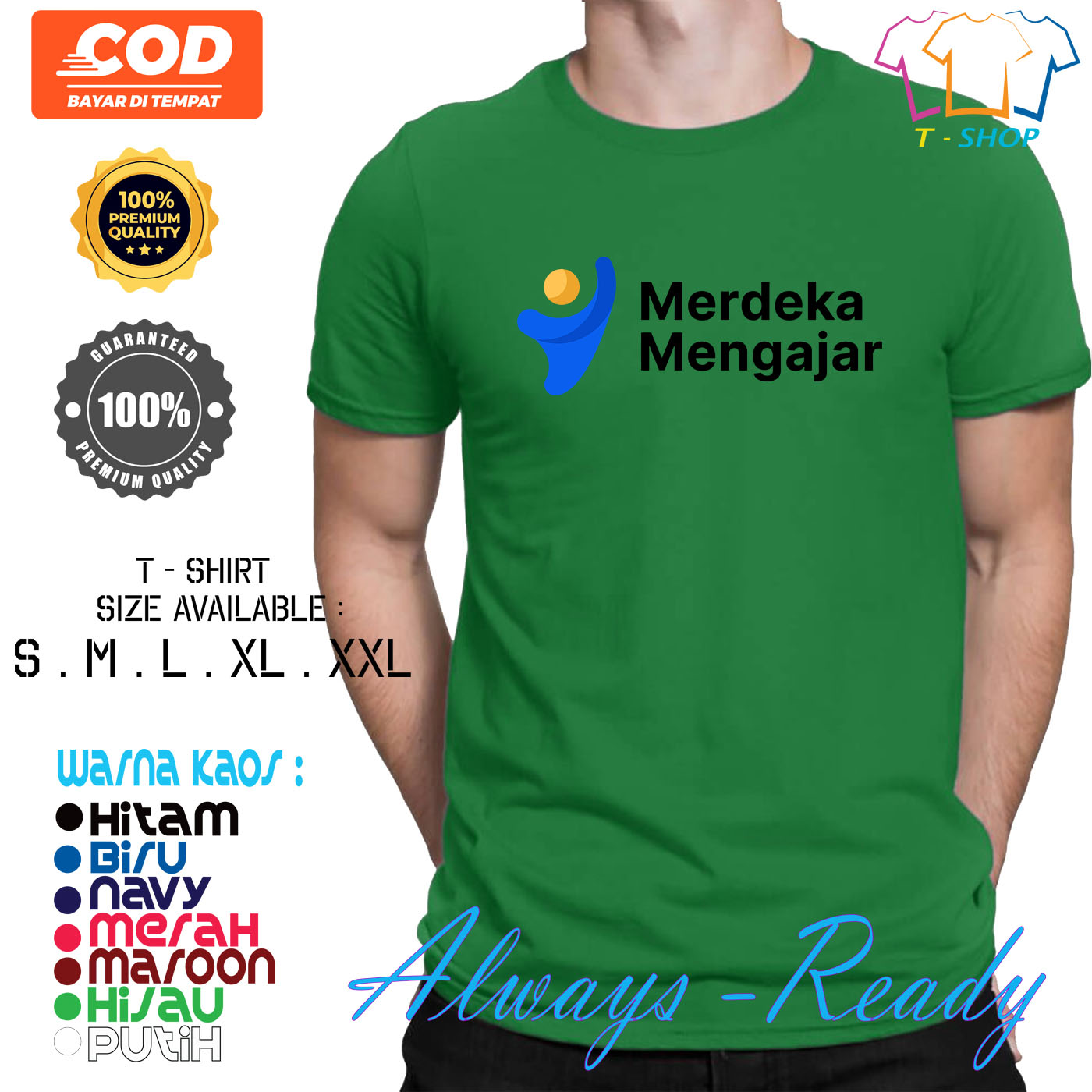 Kaos Baju Merdeka Mengajar Kaos Distro Terbaru | Lazada Indonesia