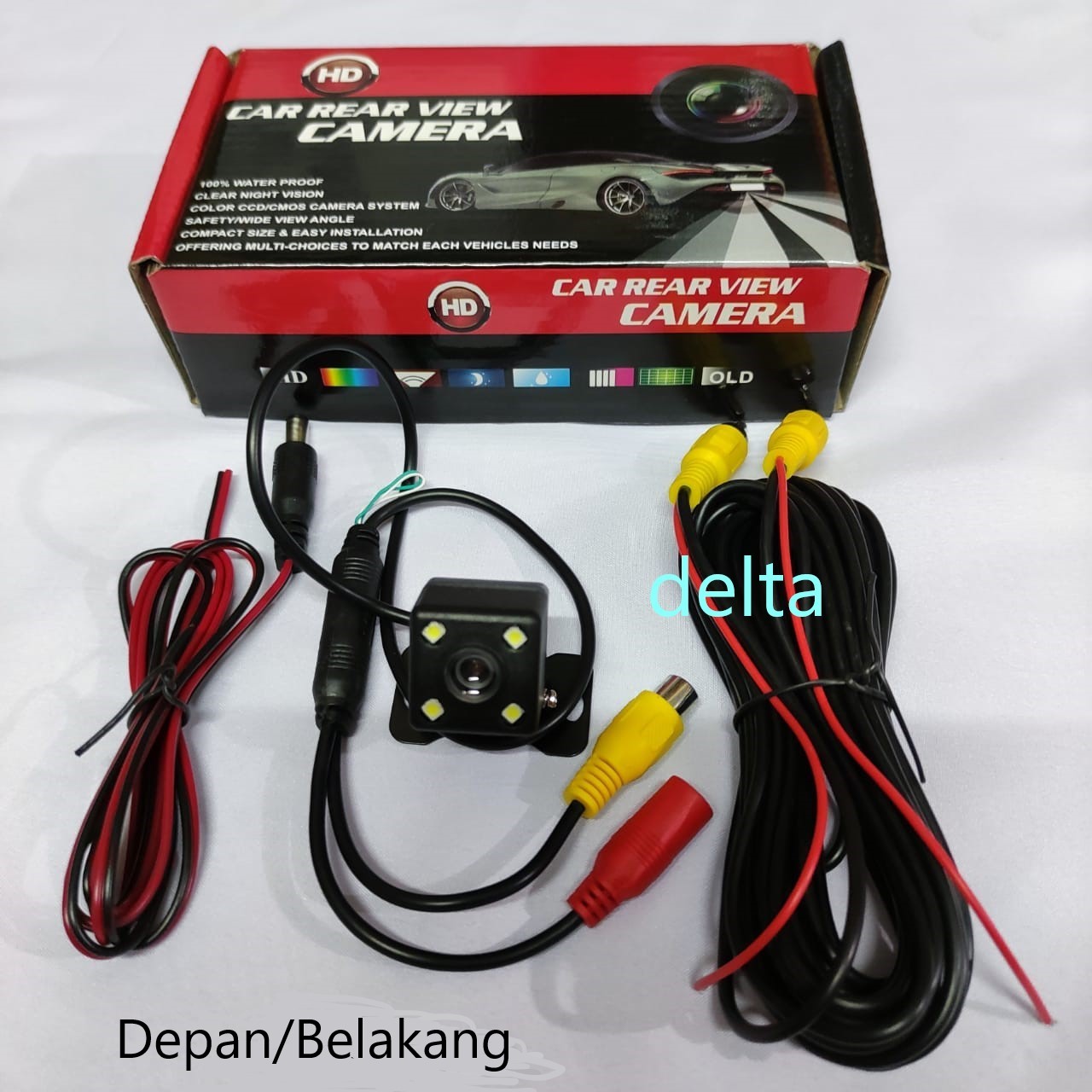 Kamera/Camera Depan / Belakang HD CCD PArkir mobil (Dual Fitting ...