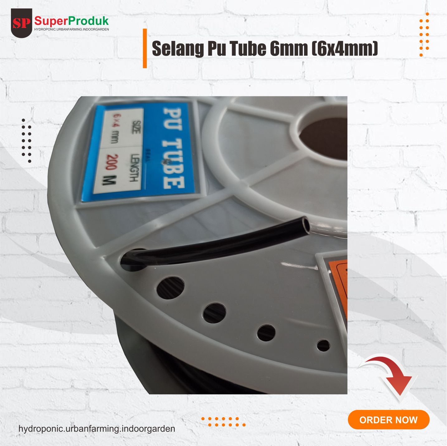 Selang PU Tube 6mm for Medium Pressure Misting | Lazada Indonesia