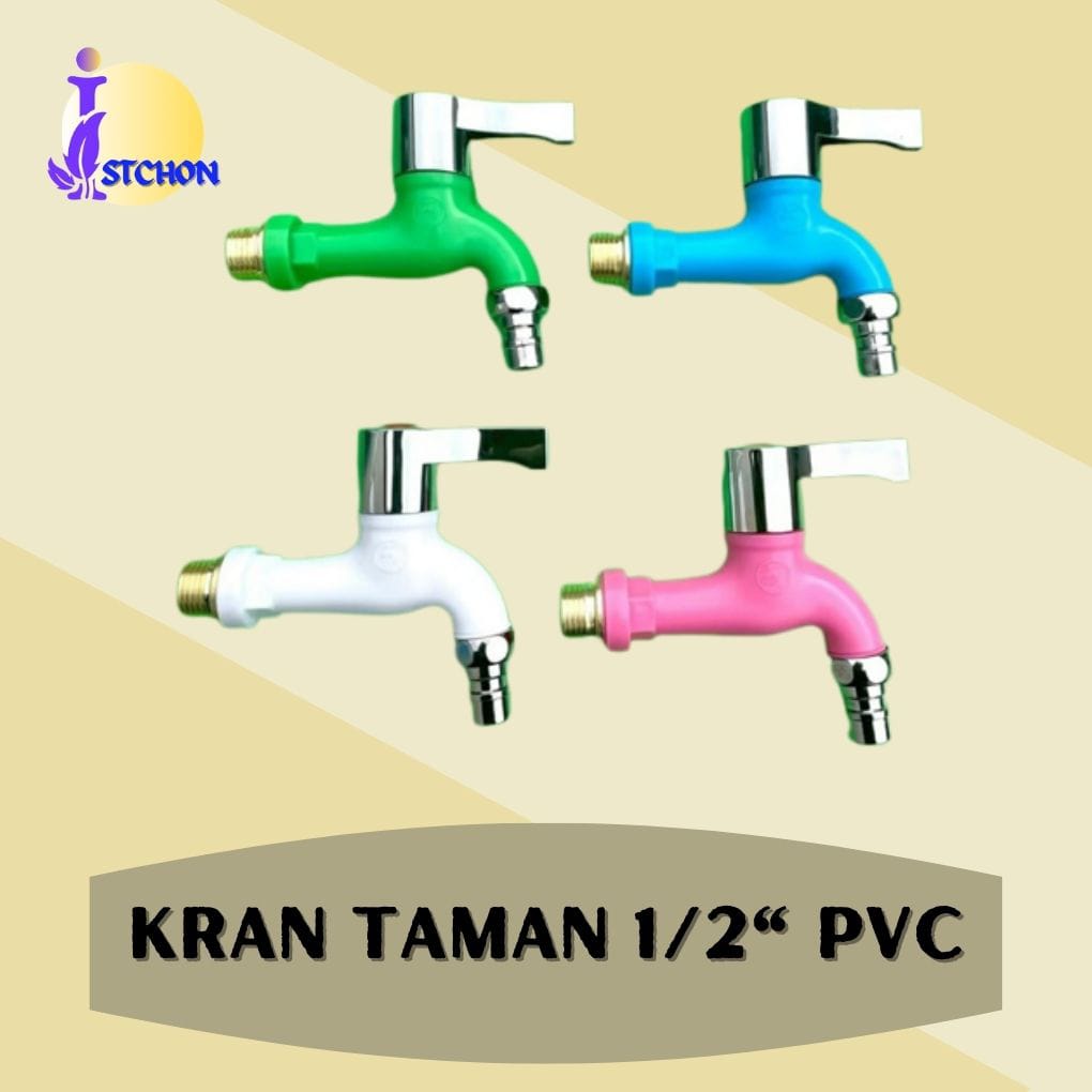 Kran Keran Taman Tembok 1/2 Inch Warna Chrome Drat Kuningan - Hijau ...