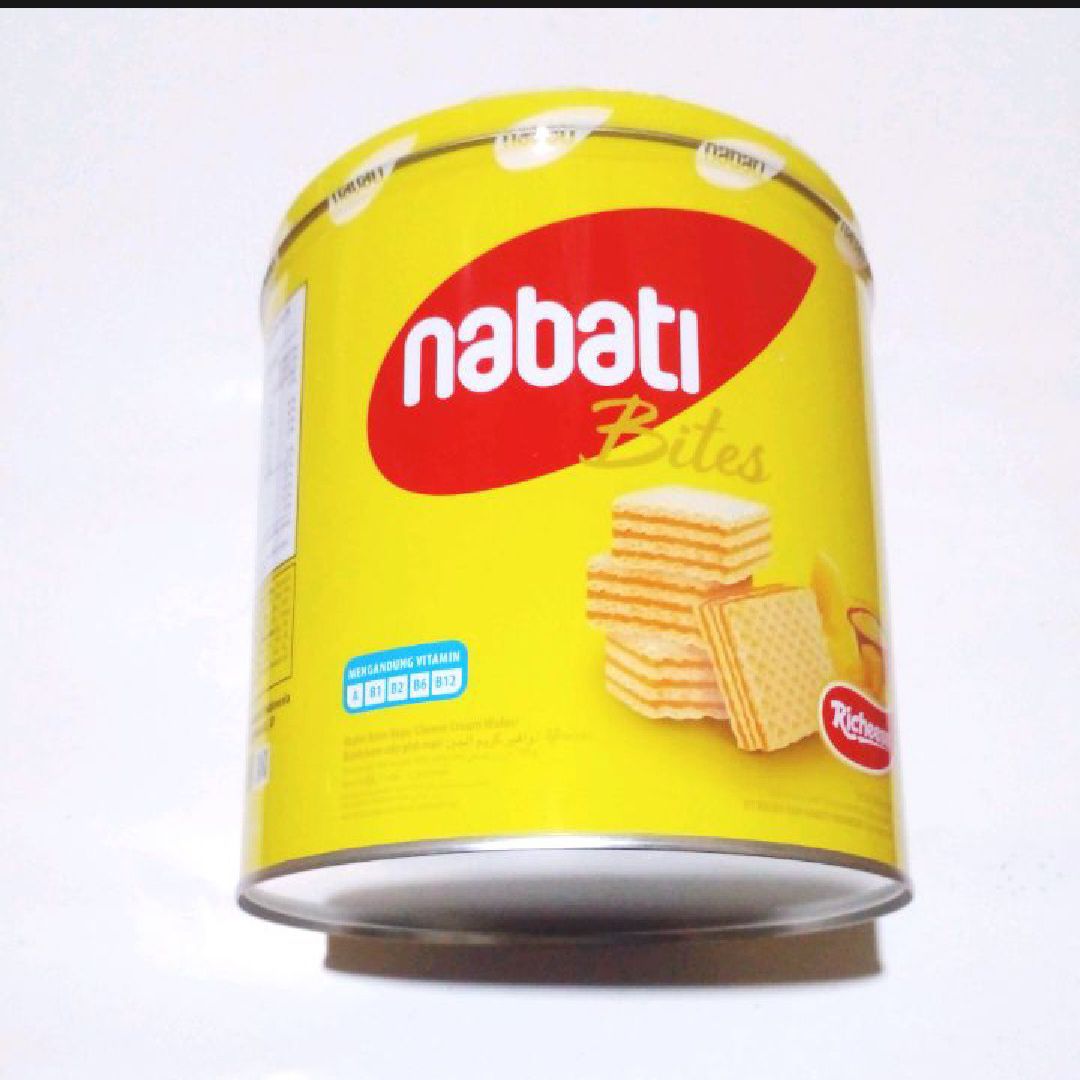 Nabati kaleng nabati wafer 287 gram cokelat / keju /tango jar 240g ...