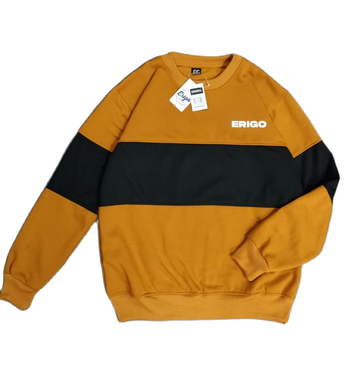 DAXTUS-Sweater Crewneck Erigo Pria Terbaru / Crewneck Erigo Black ...