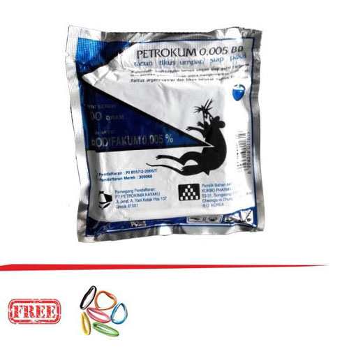 Petrokum 0.005 BB - Rodentisida Antikoagulan - Racun Tikus - 1 Bungkus ...