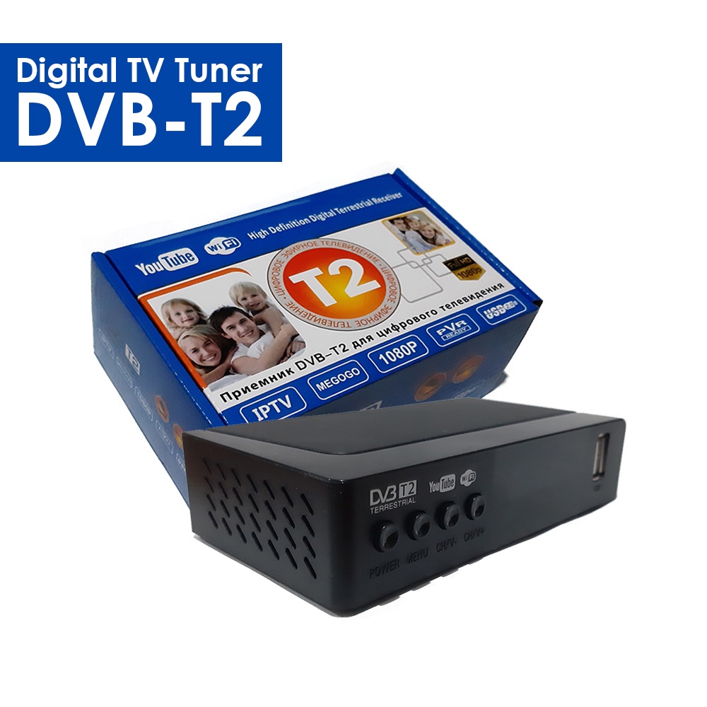 DVB-T2 Set Top Box Digital TV Tuner STB | Lazada Indonesia