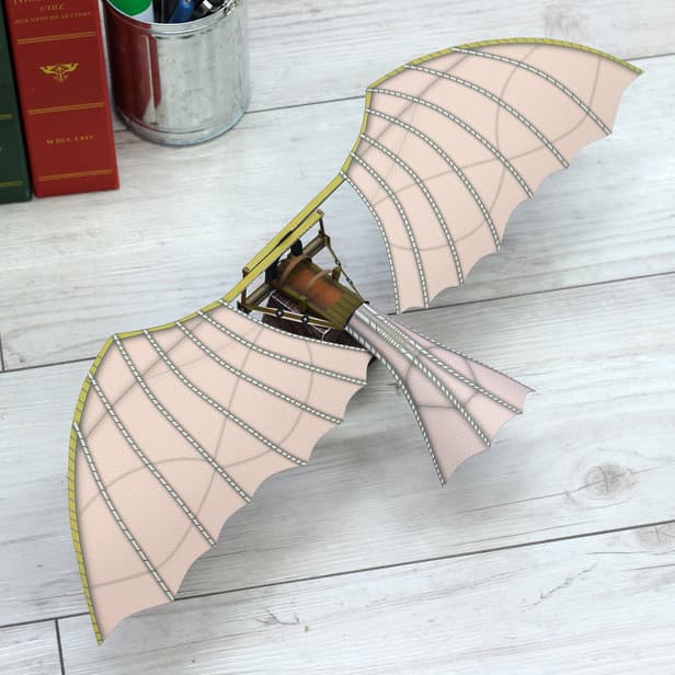 Leonardo da Vinci pesawat peluncur Papercraft | Lazada Indonesia