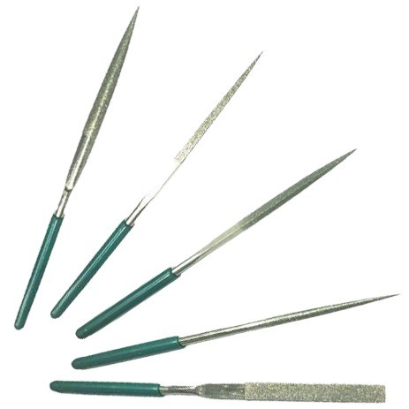 Kikir Diamond Hijau Set 10 Pcs / Needle Flle 140x3mm | Lazada Indonesia