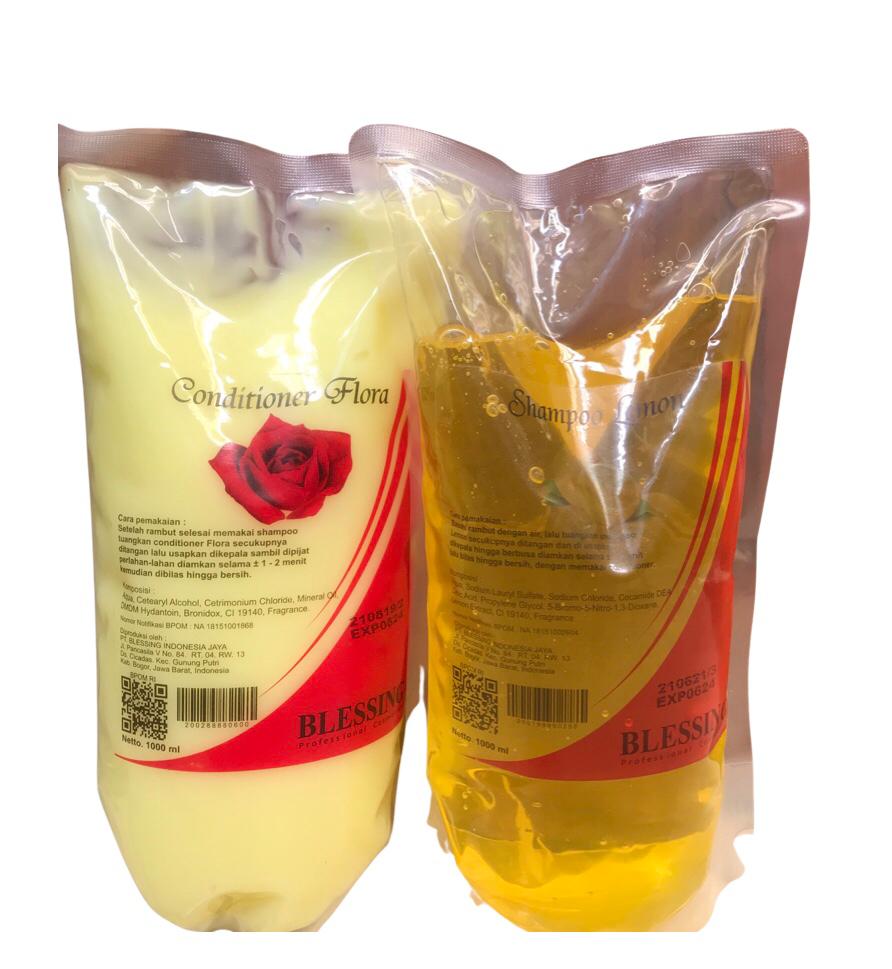 Paket Shampo & Conditioner Blessing kemasan 1kg Lengkap All Variant ...