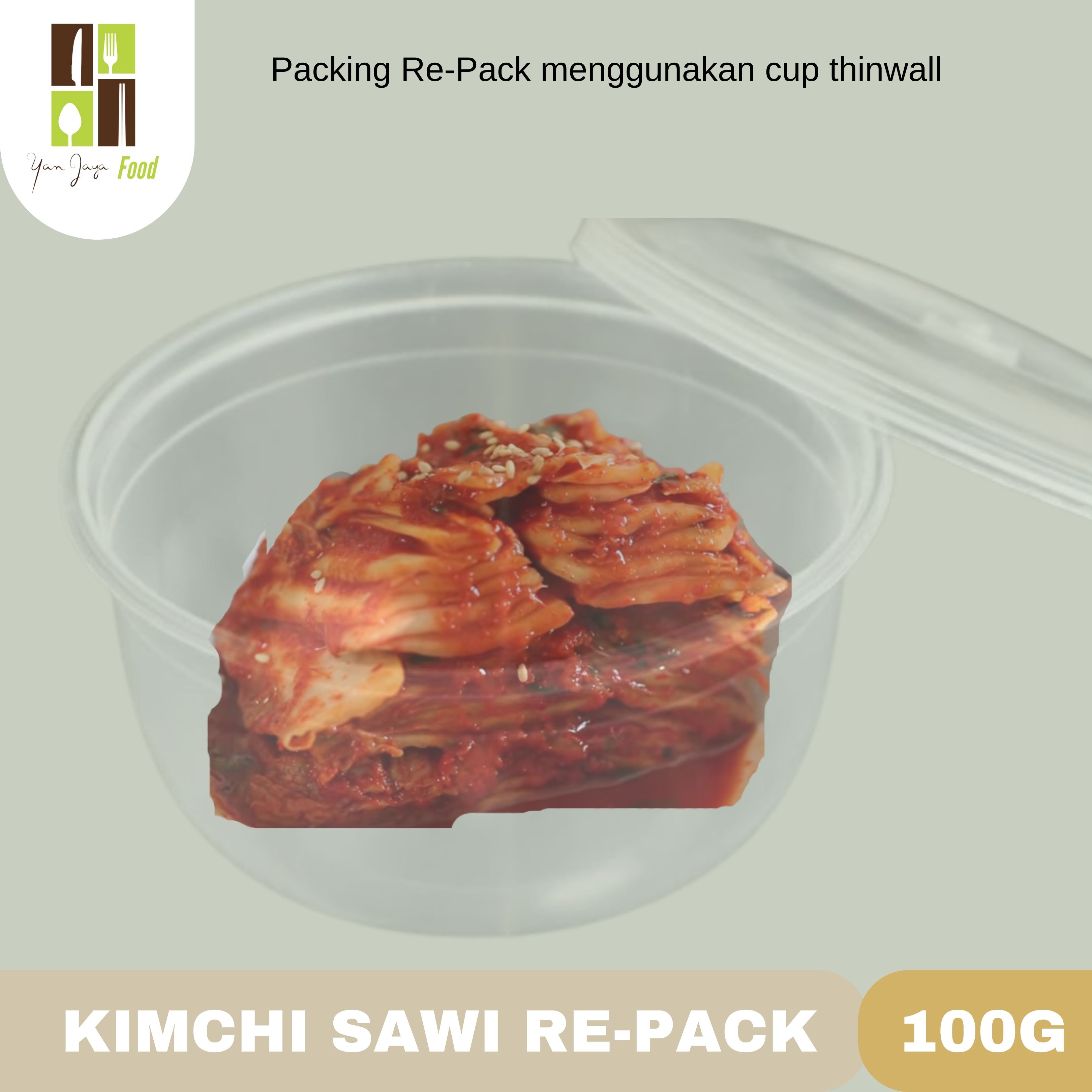 Kimchi Sawi Fresh/ Kimchi Halal / Kimchi Korea / Makanan Korea Kemasan ...