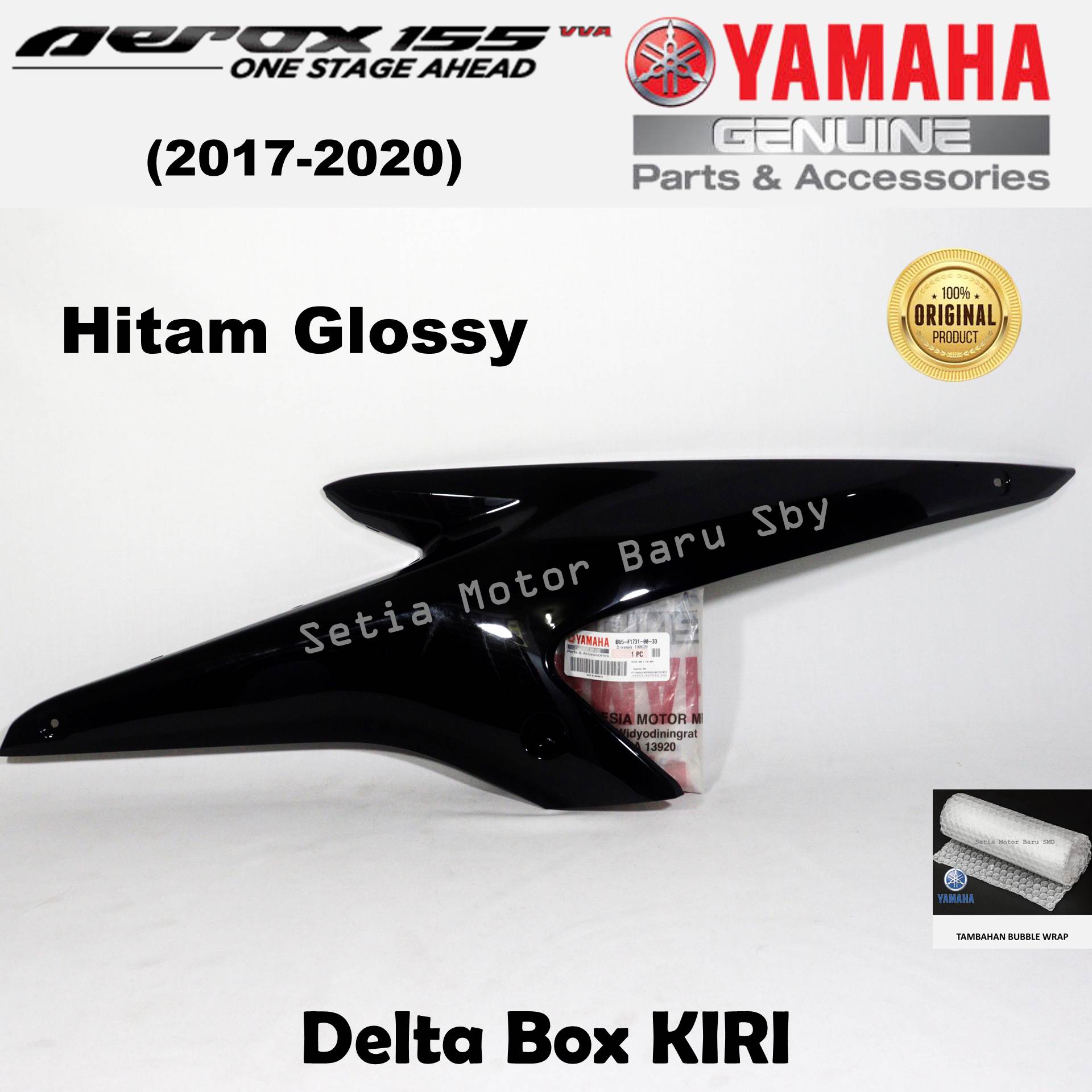 Cover Side Tangki Delta Box Hitam Kiri Aerox 155 Old Asli Yamaha ...