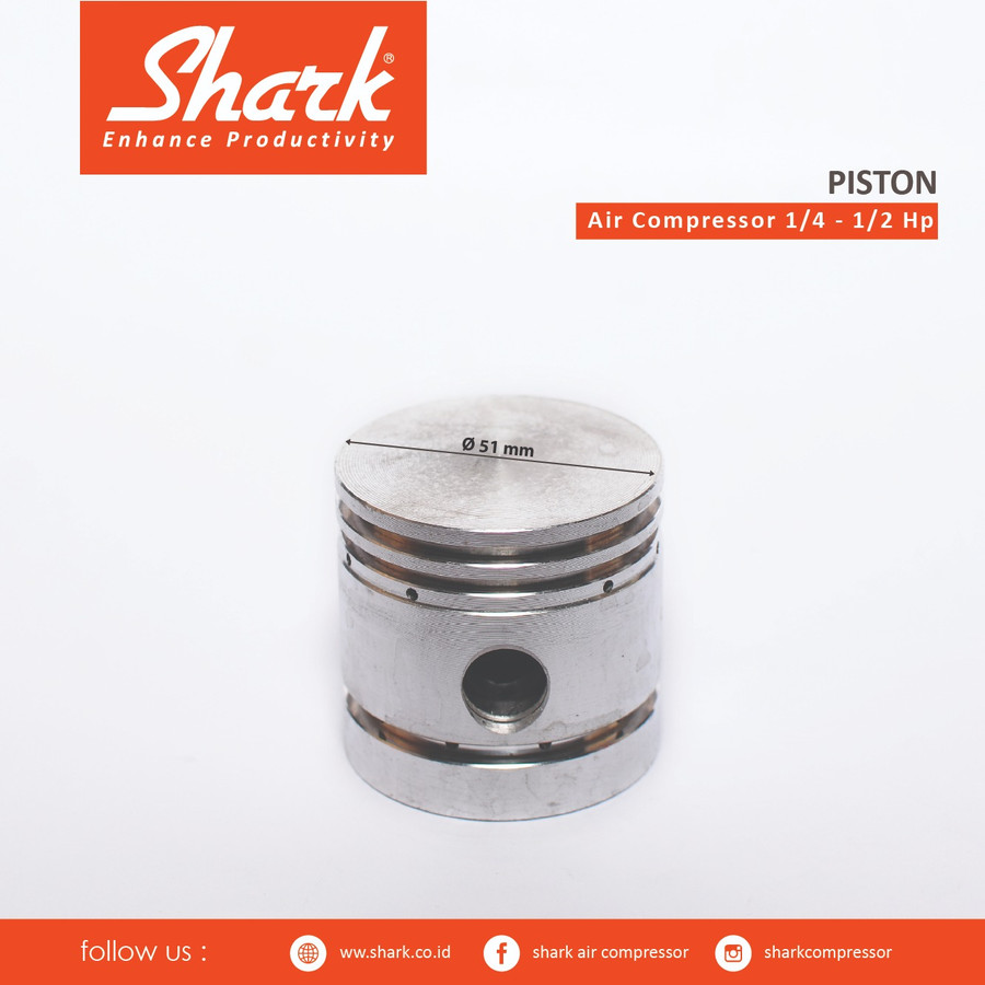Piston kompressor Angin Shark 1/4 HP dan 1/2 HP Original | Lazada Indonesia