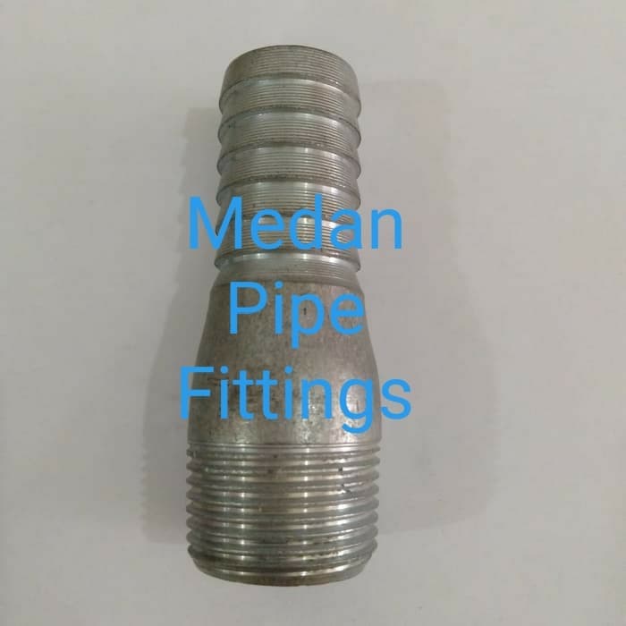 Nepel Selang 1-1/2 Besi Galvanis King nipple Hose Niple Nipel inch ...