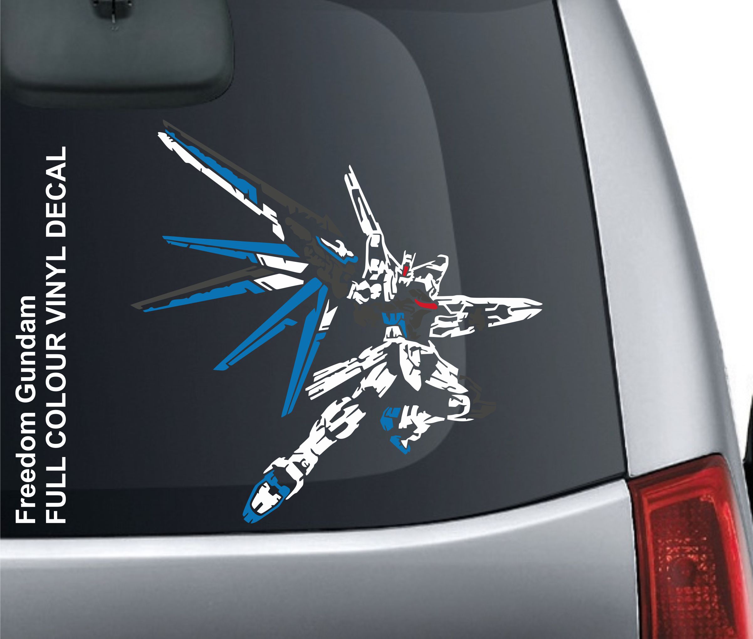 Sticker Cutting Freedom Gundam Vinyl Decal Mobil Motor | Lazada Indonesia
