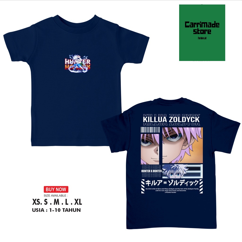 Kaos Baju Anak HUNTER X HUNTER KILLUA ZOLDYCK V2 Kaos Anime -Kaos anak ... Kaos Baju Anak HUNTER X HUNTER KILLUA ZOLDYCK V2 Kaos Anime -Kaos anak ...