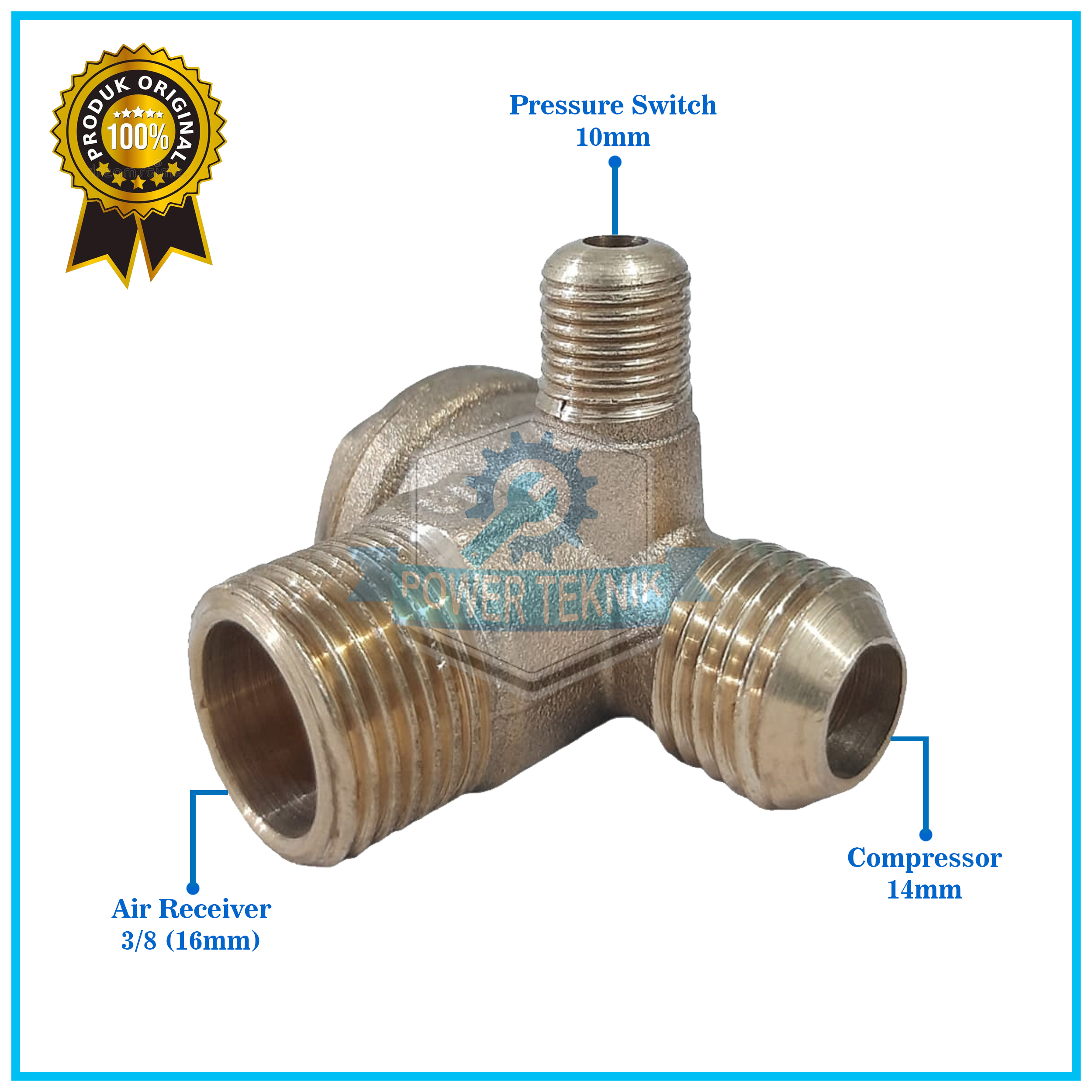 Check Valve Kompresor Angin Oilless / Valve Male Klep Sambungan ...