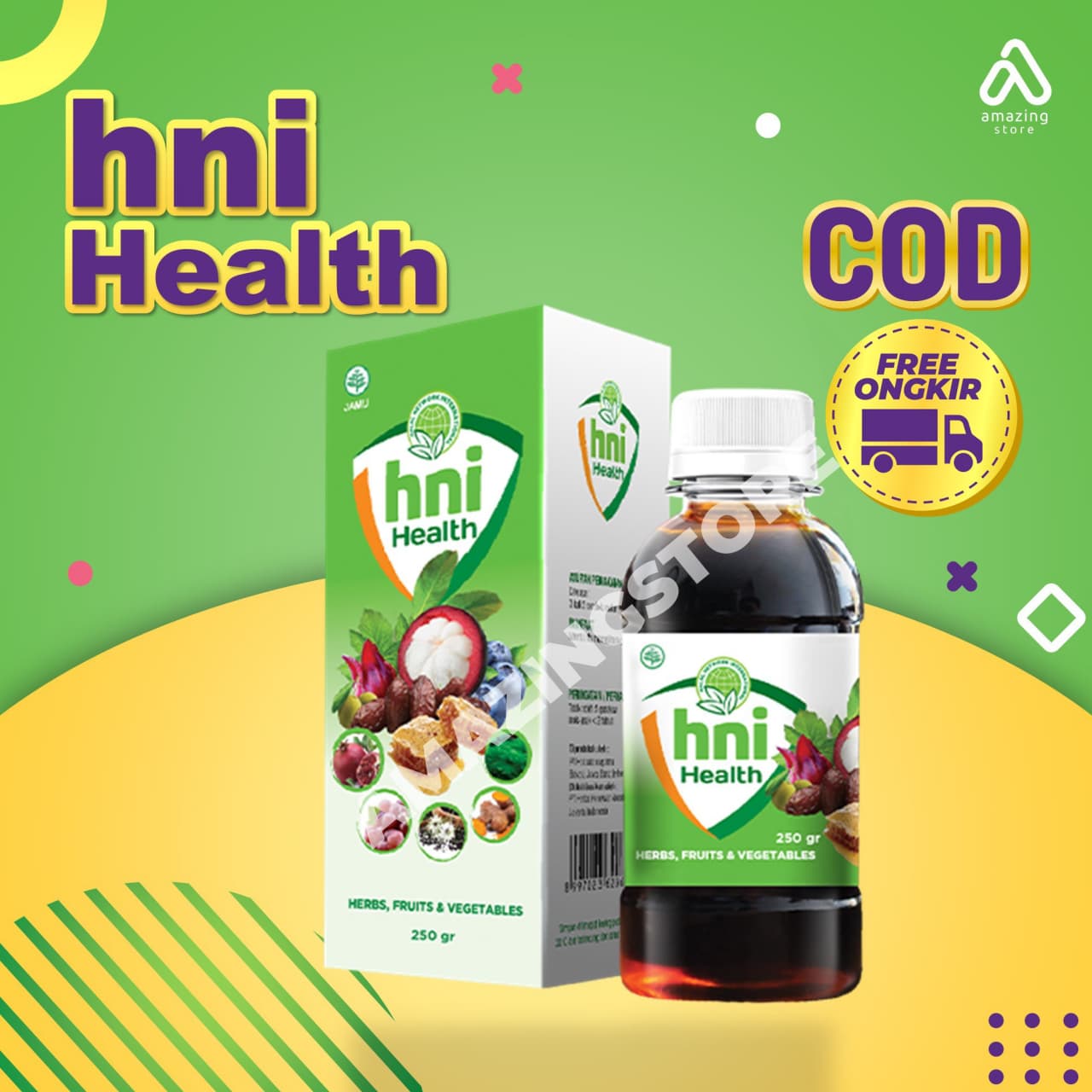 HNI Health / Extra Food HNI HPAI / Suplemen Tubuh / Ekstrak 23 Buah Dan ...