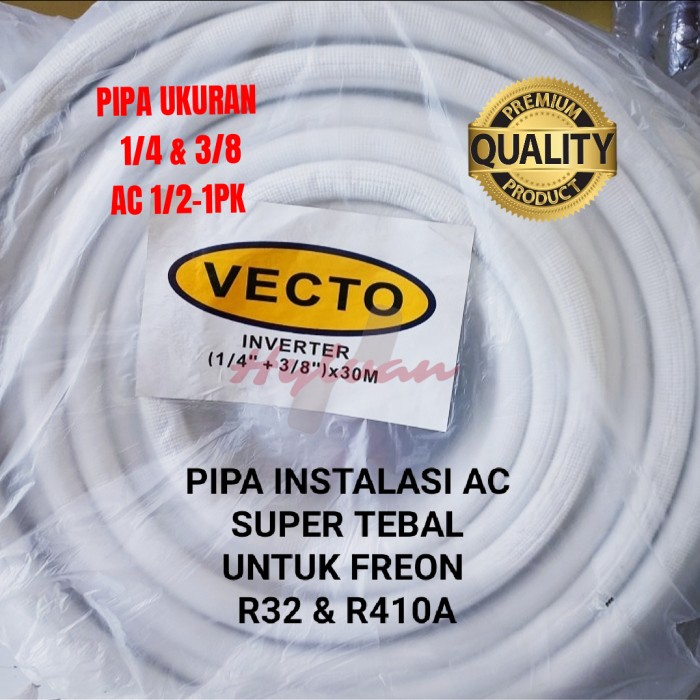 PIPA SELANG AC VECTO INVERTER UNTUK AC 1/2 s/d 1 PK TEBAL 0,71MM ...
