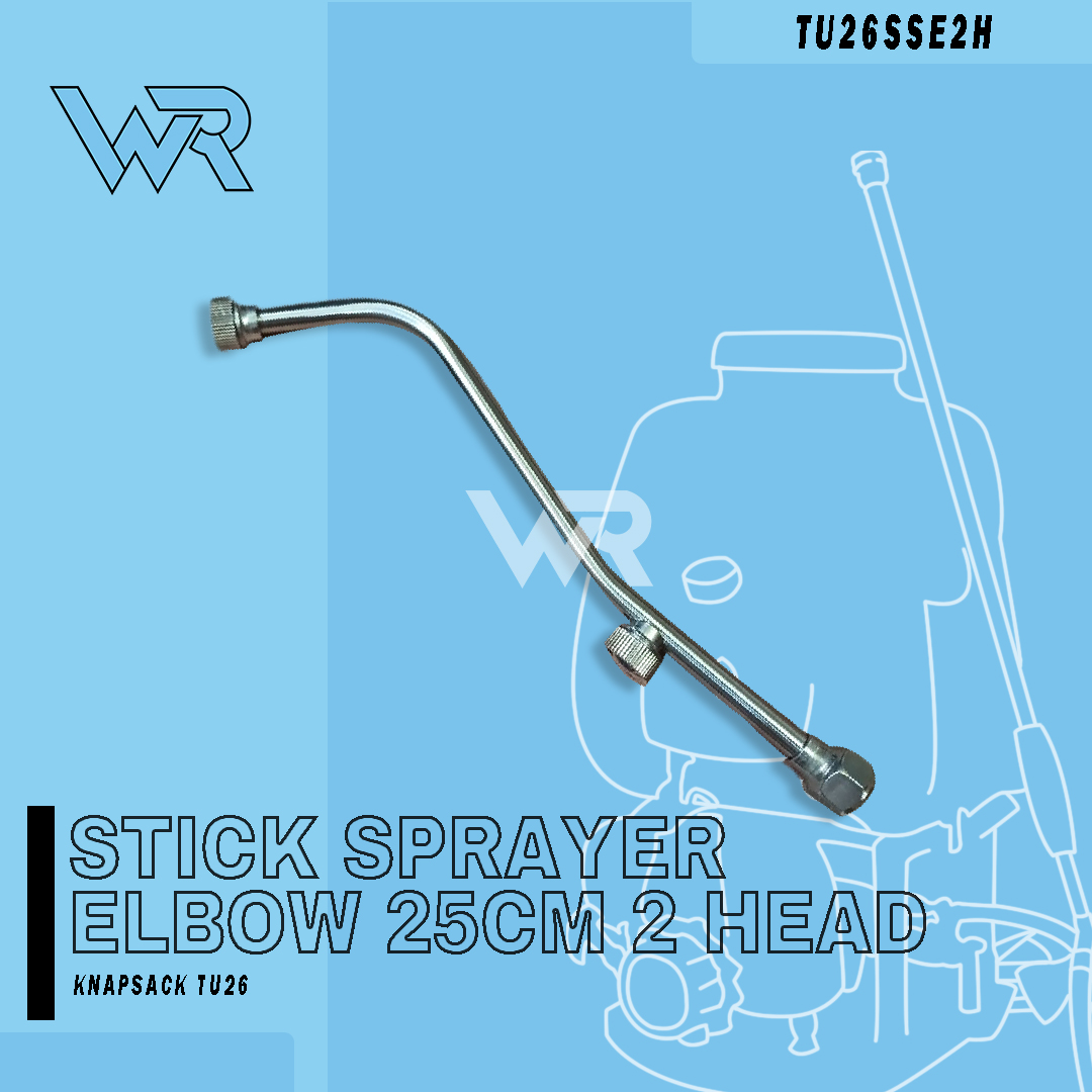 Stick Pipa Nozzel Sprayer Elbow 2 Head 25cm TU26 Mesin Semprot Hama ...