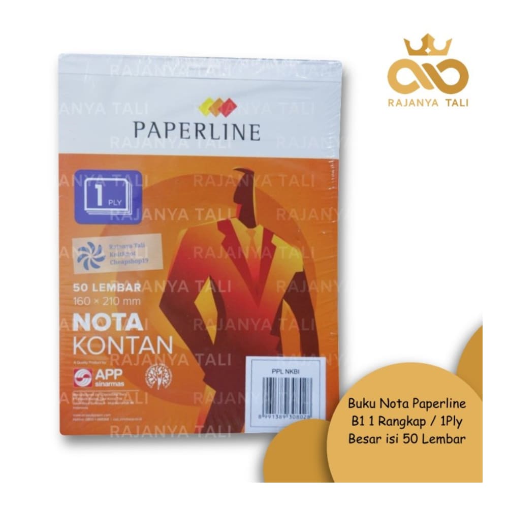 COD Buku Nota Paperline B1 1 Rangkap / 1Ply Besar isi 50 Lembar ...