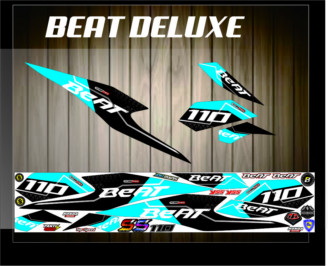 STIKER BEAT ISS NEW DELUXE 2019 2024 STRIPING POLET BODY MOTOR HONDA ...