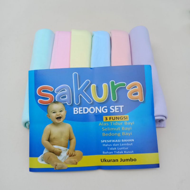 Kain Bedong Bedongan Bayi Jumbo Polos Motif Y-Lin SNI | Lazada Indonesia