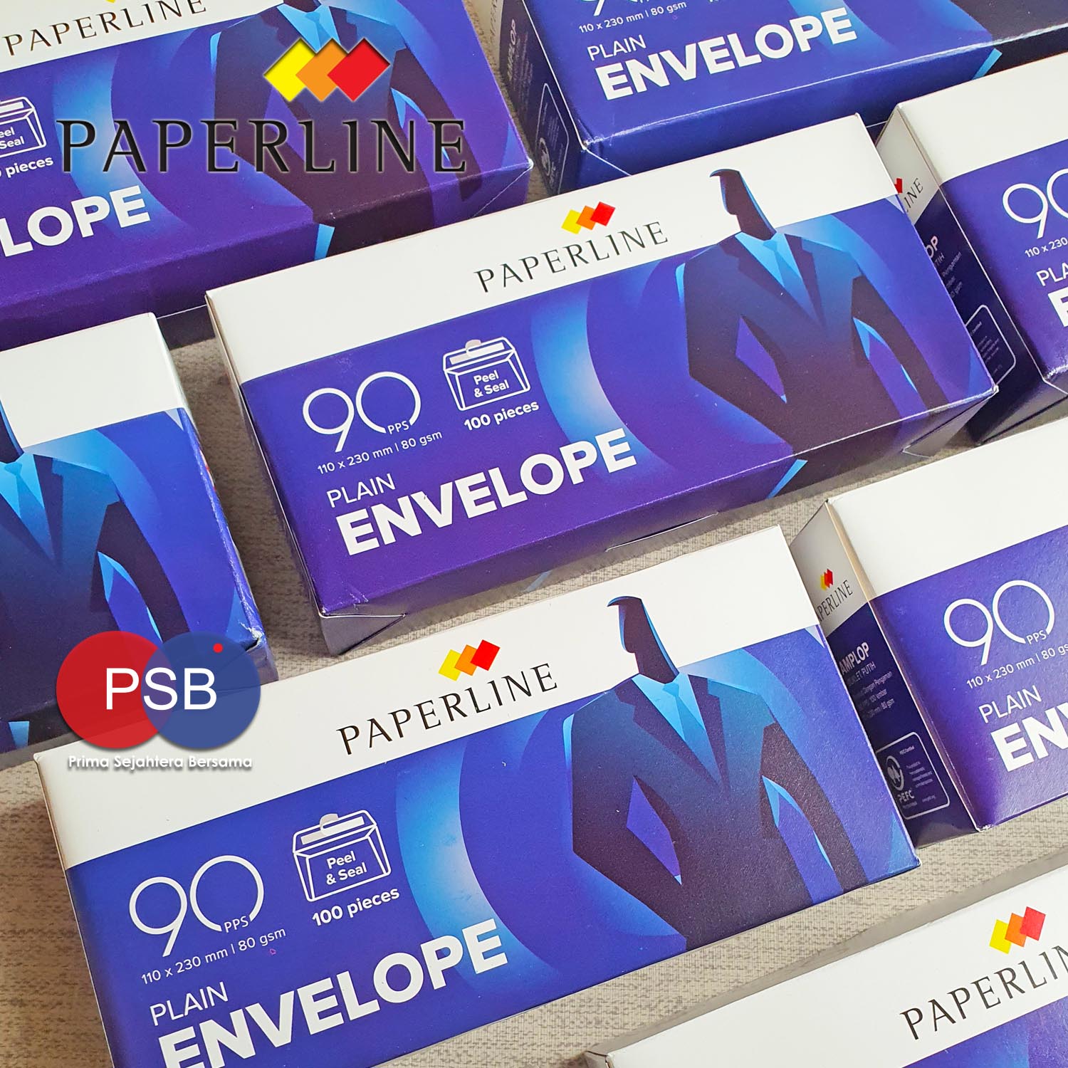 Amplop Putih Paperline 90 pps / Amplop Surat / Amplop polos / Envelope ...