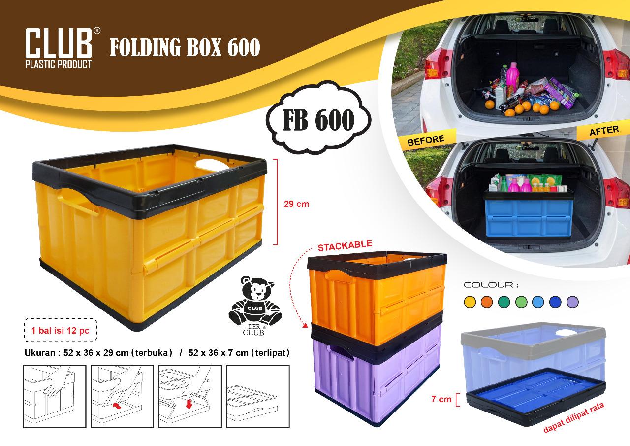 Club Container Folding Box 600 box lipat Storage Box Lipat | Folding ...