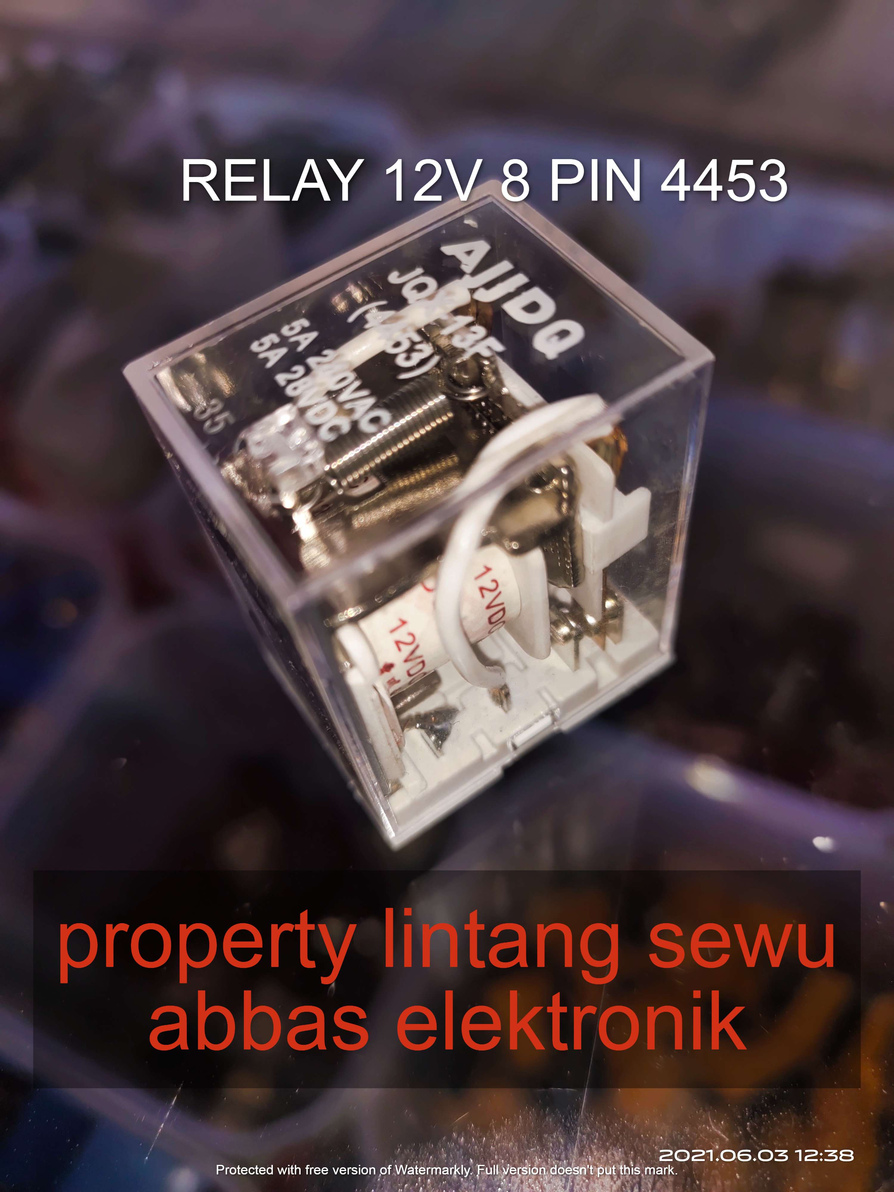 RELAY 12V 8 PIN 4453 KAKI RUNCING | Lazada Indonesia