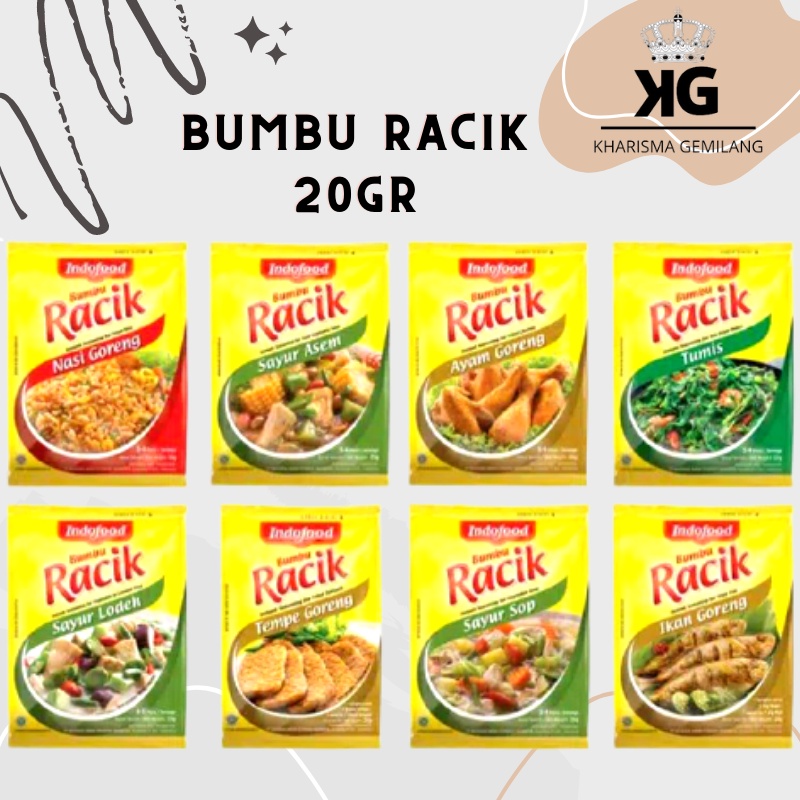 RACIK - (1 PCS) RACIK INDOFOOD 33Gr Bumbu Penyedap Rasa Serbaguna Nasi ...